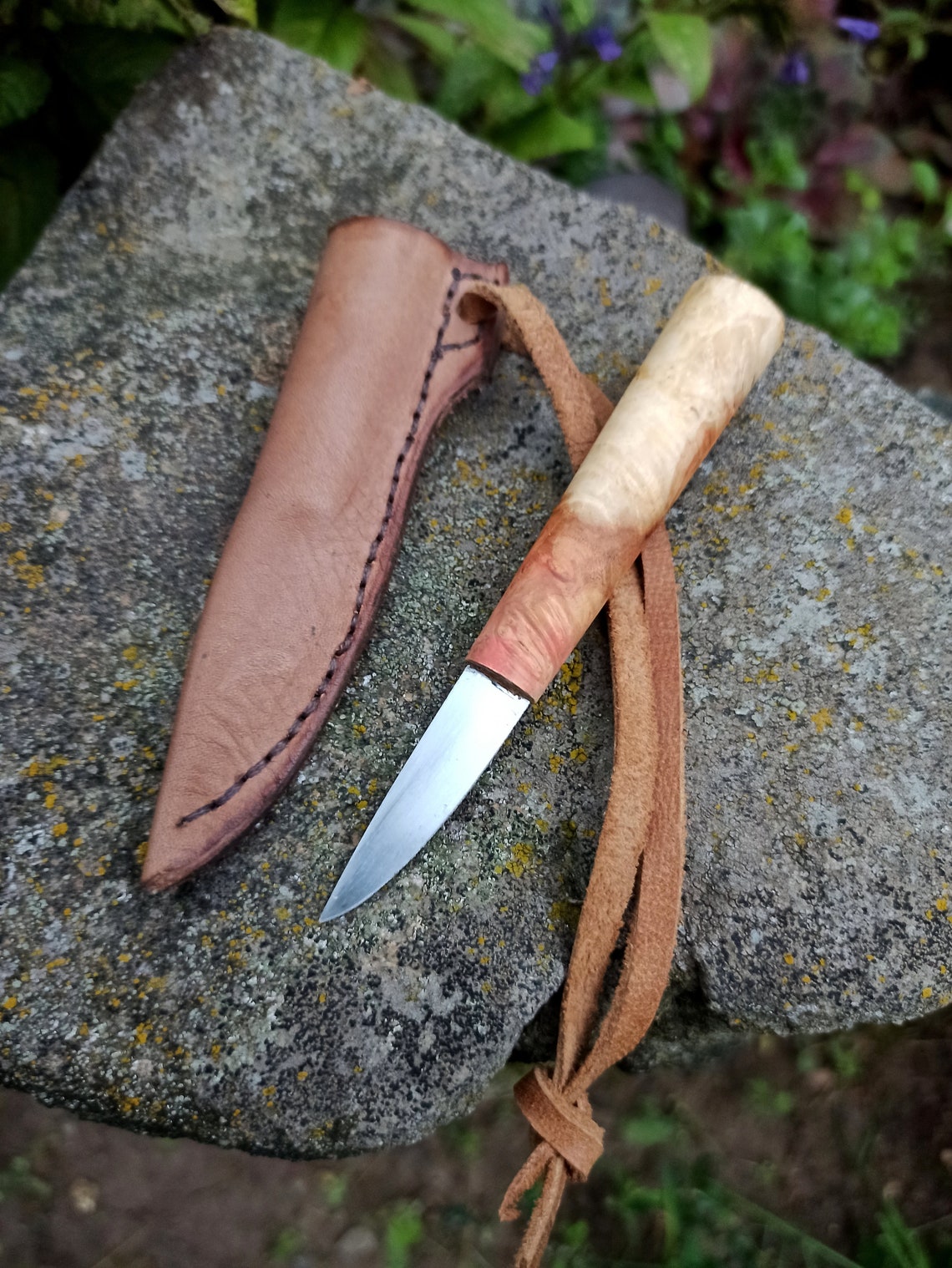 Small Medieval Neck Knife With Scabbard - Etsy