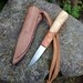 Small Medieval Neck Knife With Scabbard - Etsy