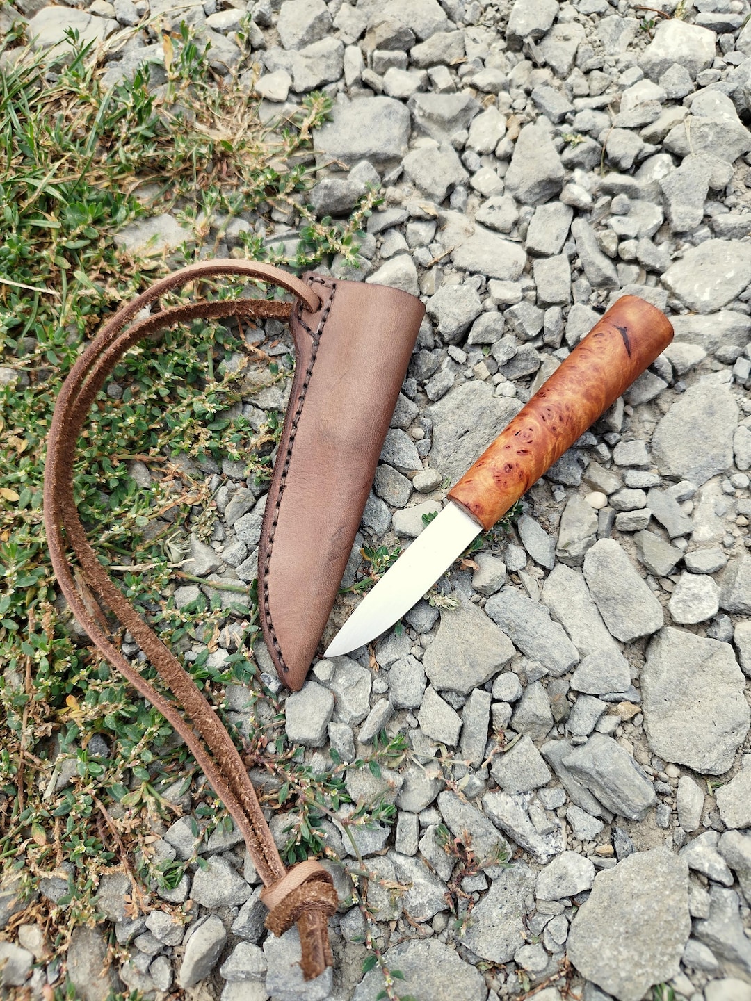 Small Medieval Neck Knife With Scabbard - Etsy