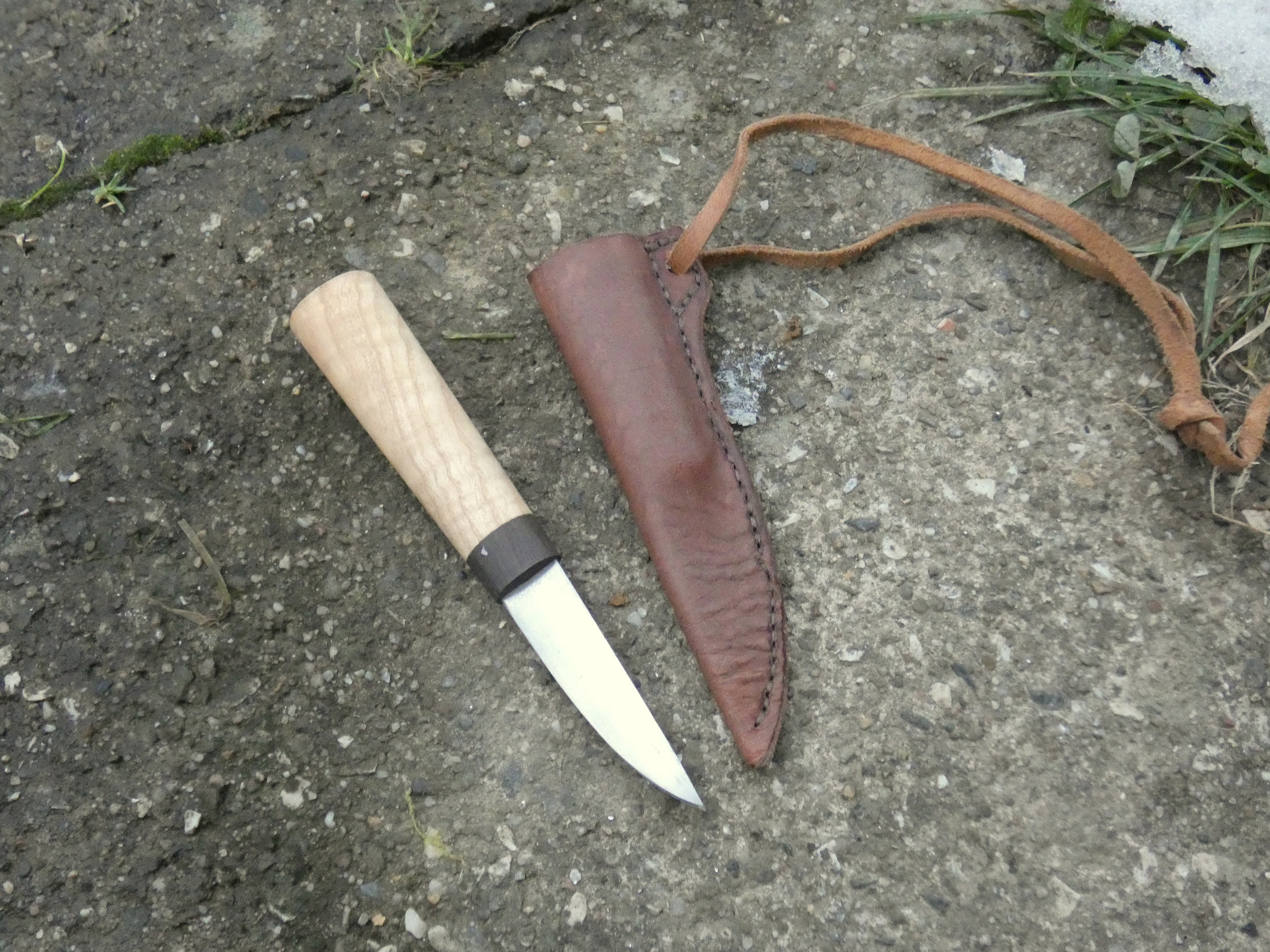 Small Medieval Neck Knife With Scabbard - Etsy