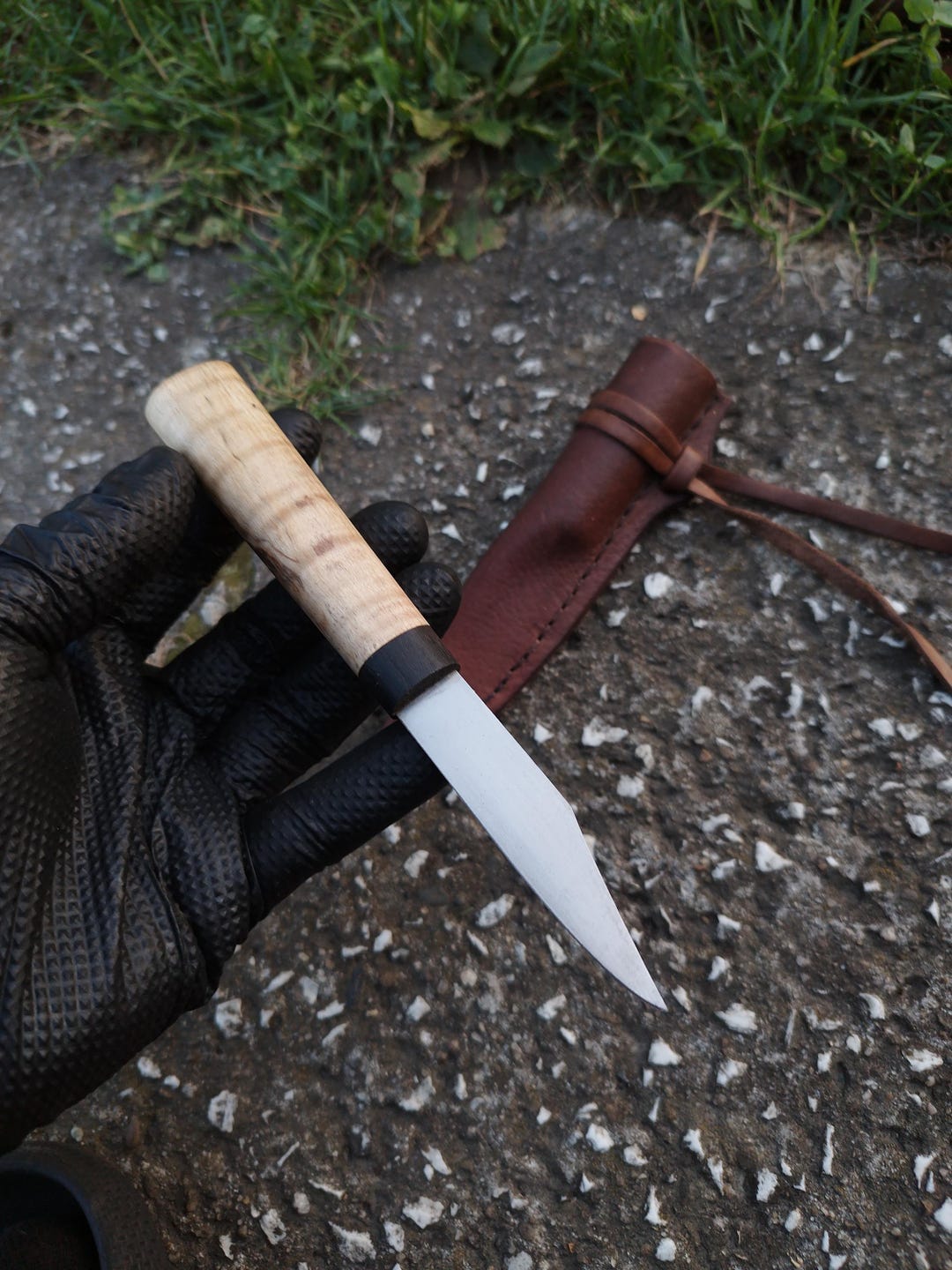 Viking/slavic Knife With Scabbard - Etsy Australia