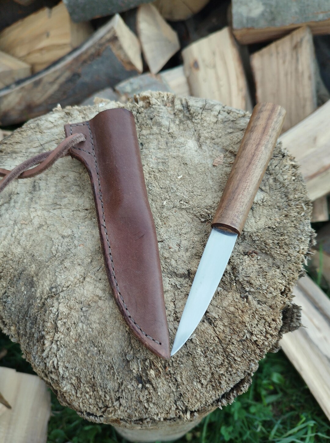 Small Medieval Neck Knife With Scabbard - Etsy
