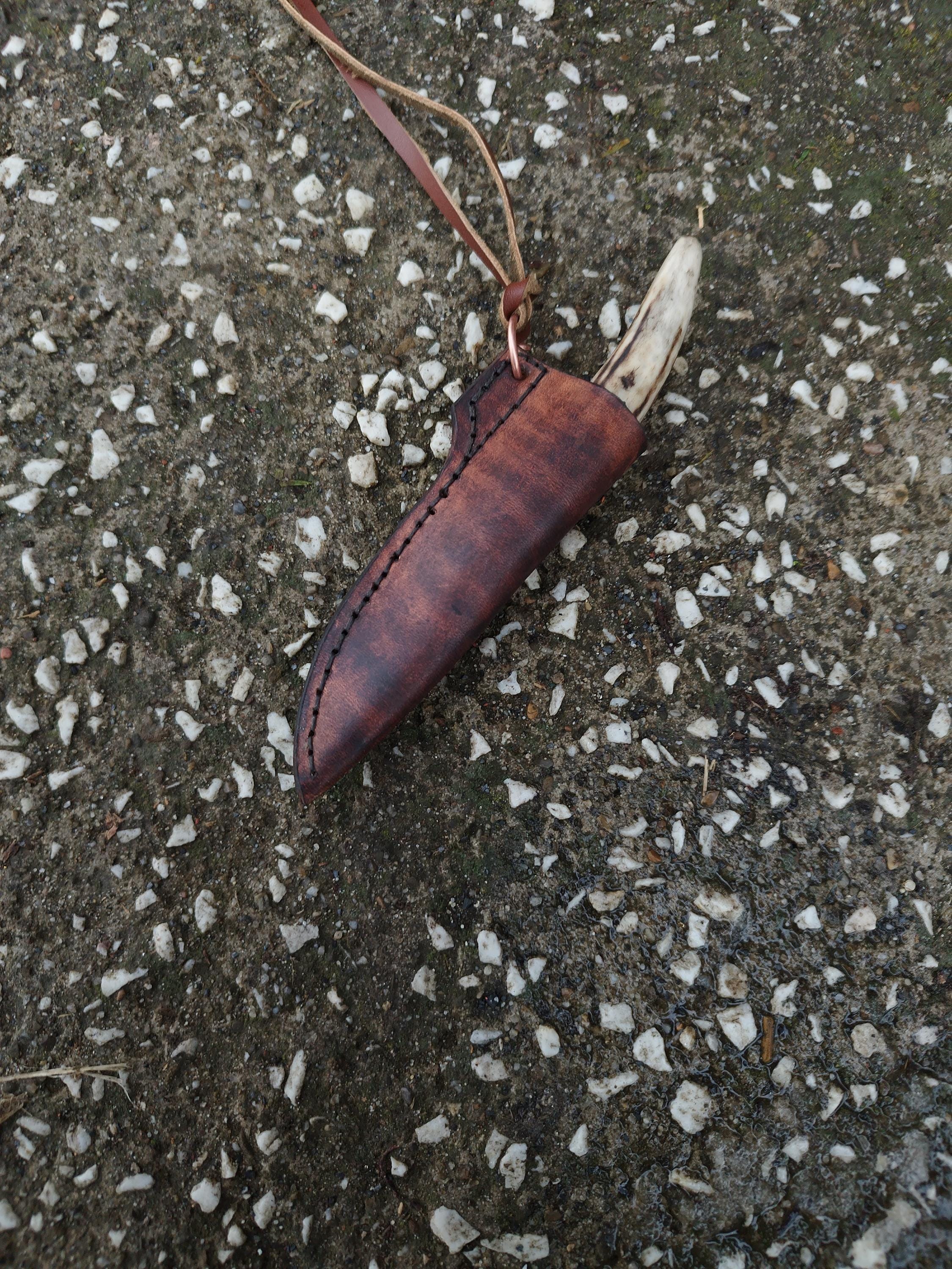 Small Medieval Neck Knife With Scabbard - Etsy
