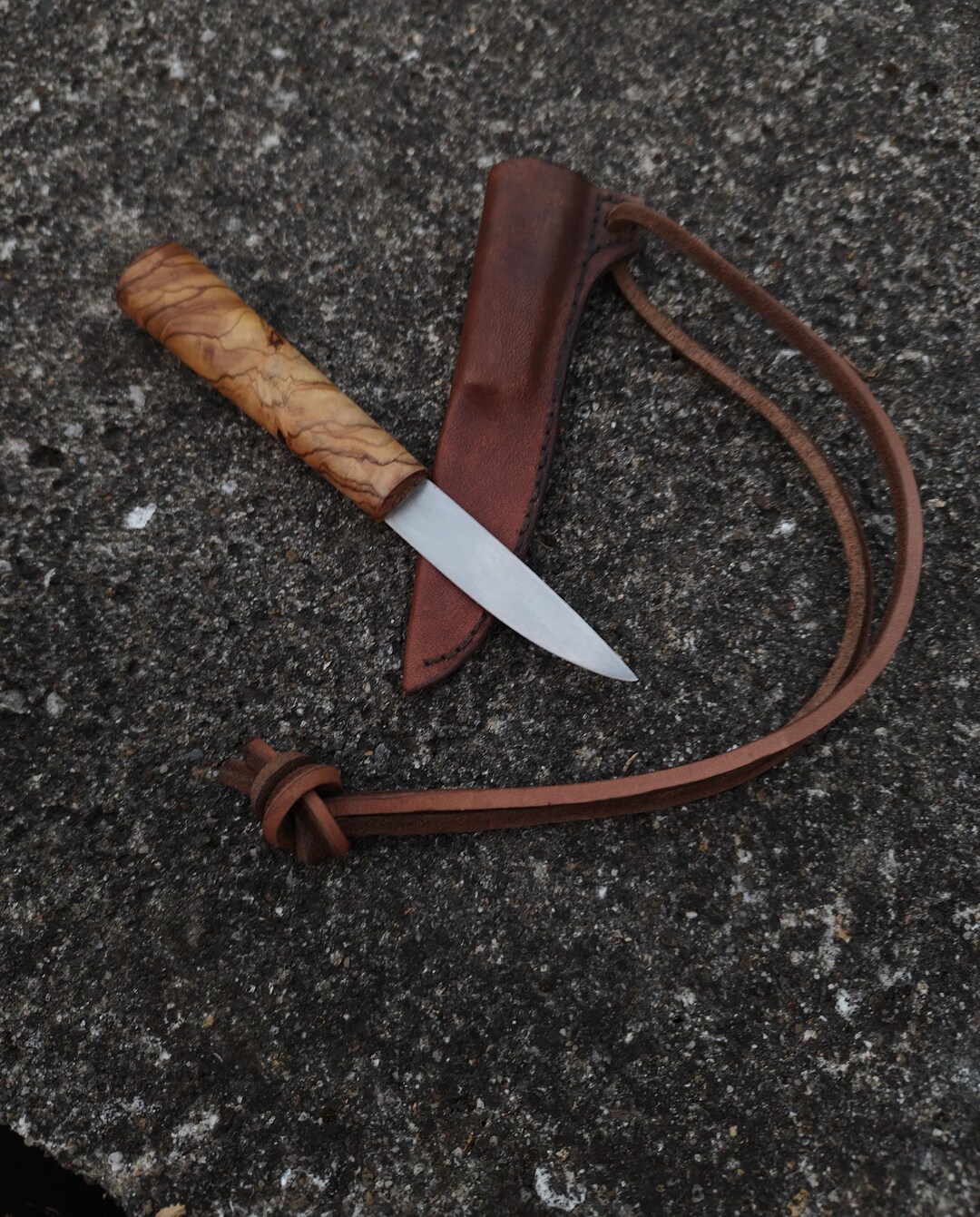 Small Medieval Neck Knife With Scabbard - Etsy