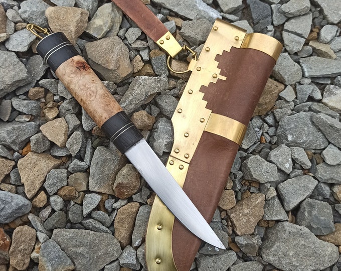 Small Medieval Neck Knife With Scabbard - Etsy Canada