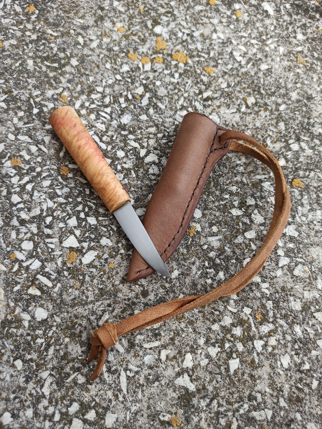 Small Medieval Neck Knife With Scabbard - Etsy