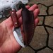 Medieval Neck Knife With Carved Antler Handle and Sheath - Etsy