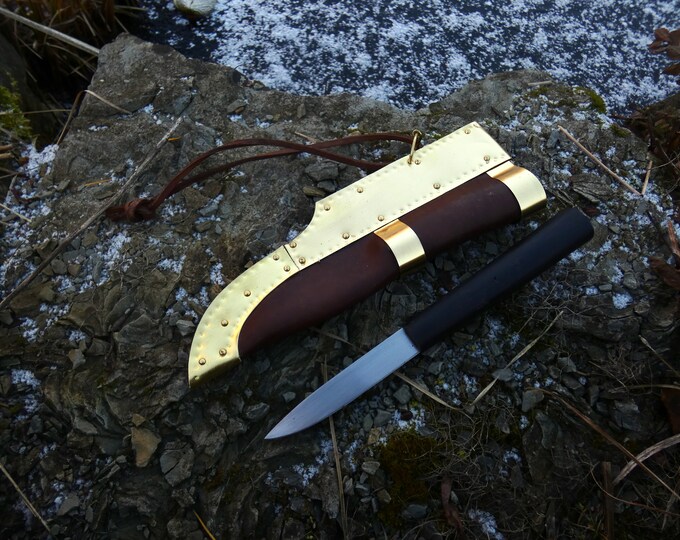 Small Medieval Neck Knife With Scabbard - Etsy Canada
