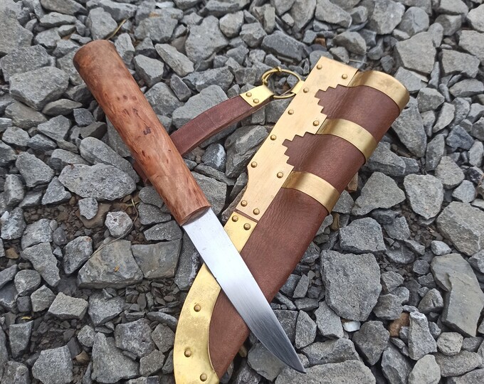 Small Medieval Neck Knife With Scabbard - Etsy Canada