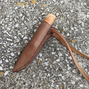Small Medieval Neck Knife With Scabbard - Etsy