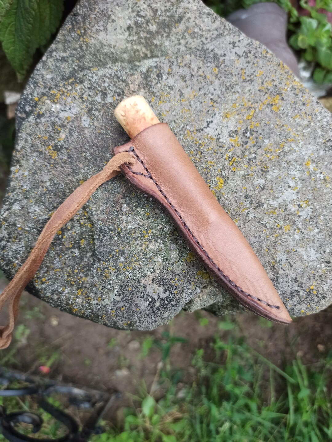 Small Medieval Neck Knife With Scabbard - Etsy