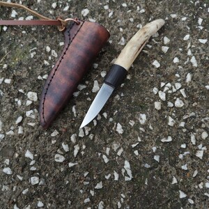 Small Medieval Neck Knife With Scabbard - Etsy