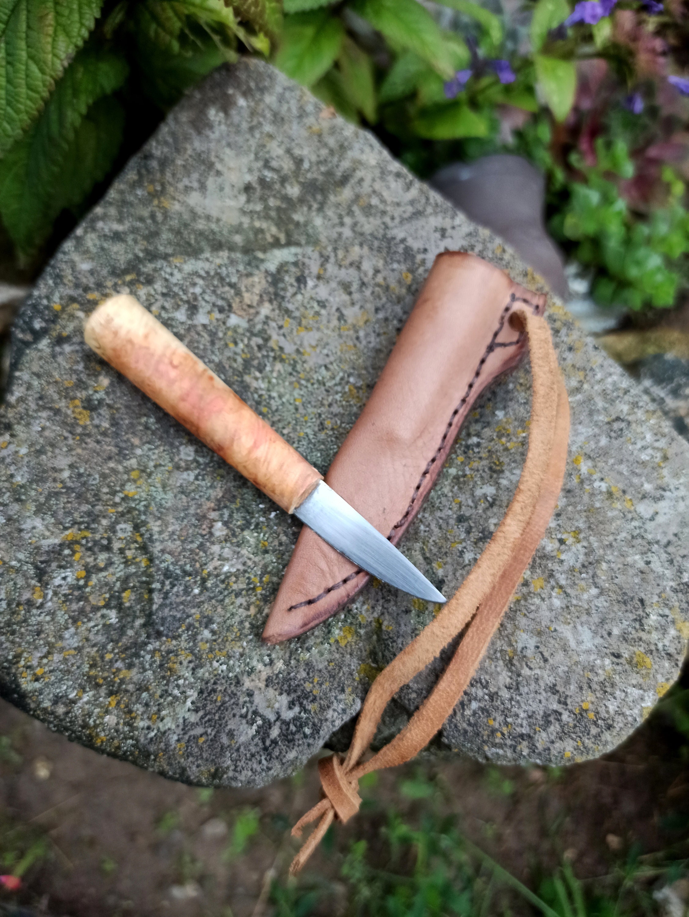 Small Medieval Neck Knife With Scabbard - Etsy