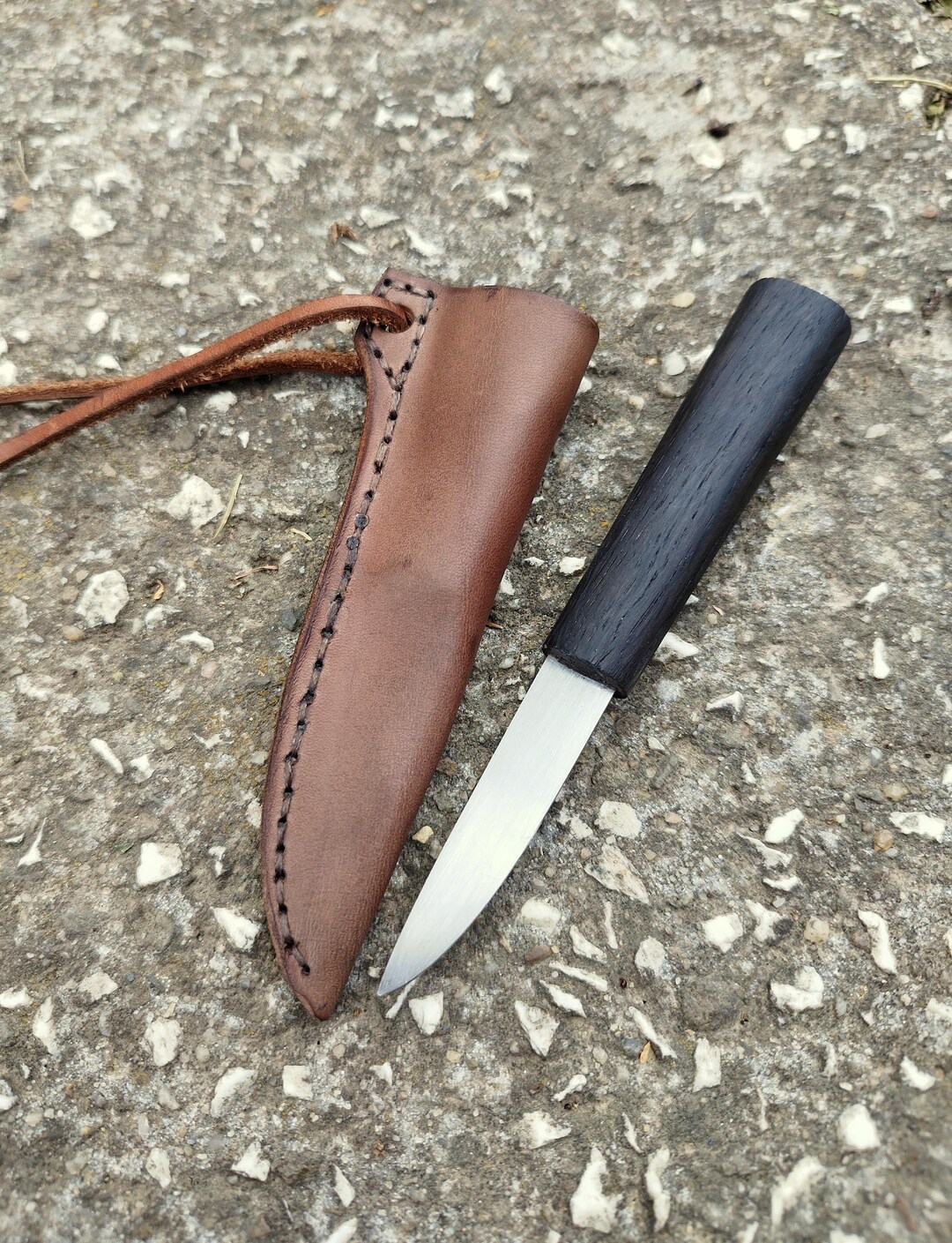 Small Medieval Neck Knife With Scabbard - Etsy