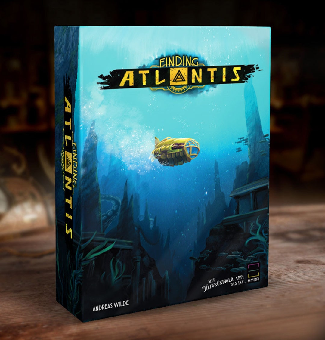 Finding Atlantis Deduction Game, Family Game, Hidden Movement, Puzzle ...