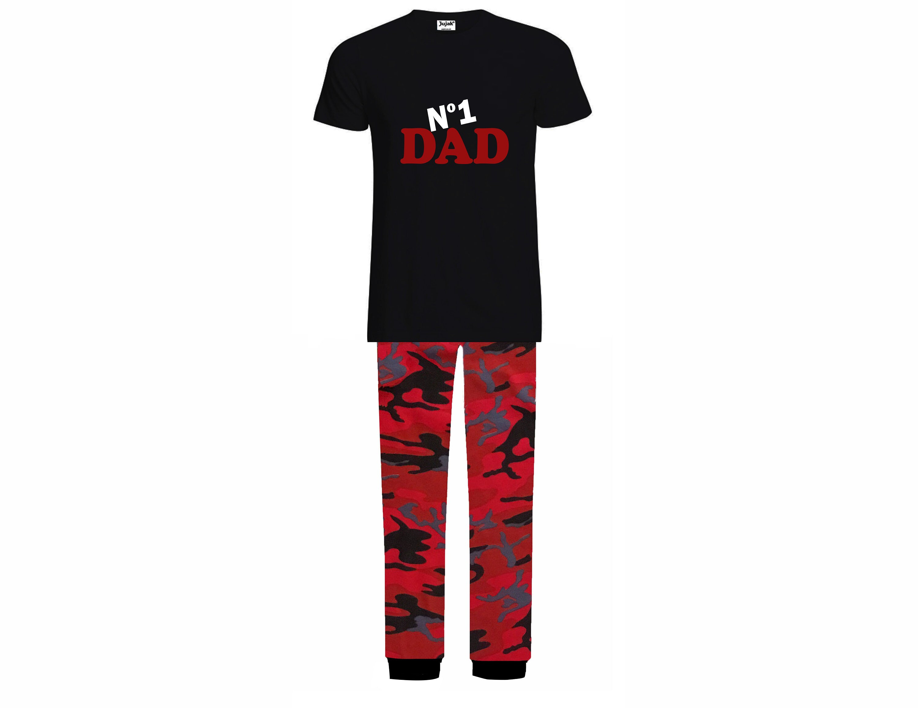 Mens No 1 Dad Pyjamas Pjs Loungewear Cotton - Prestige Range - Etsy