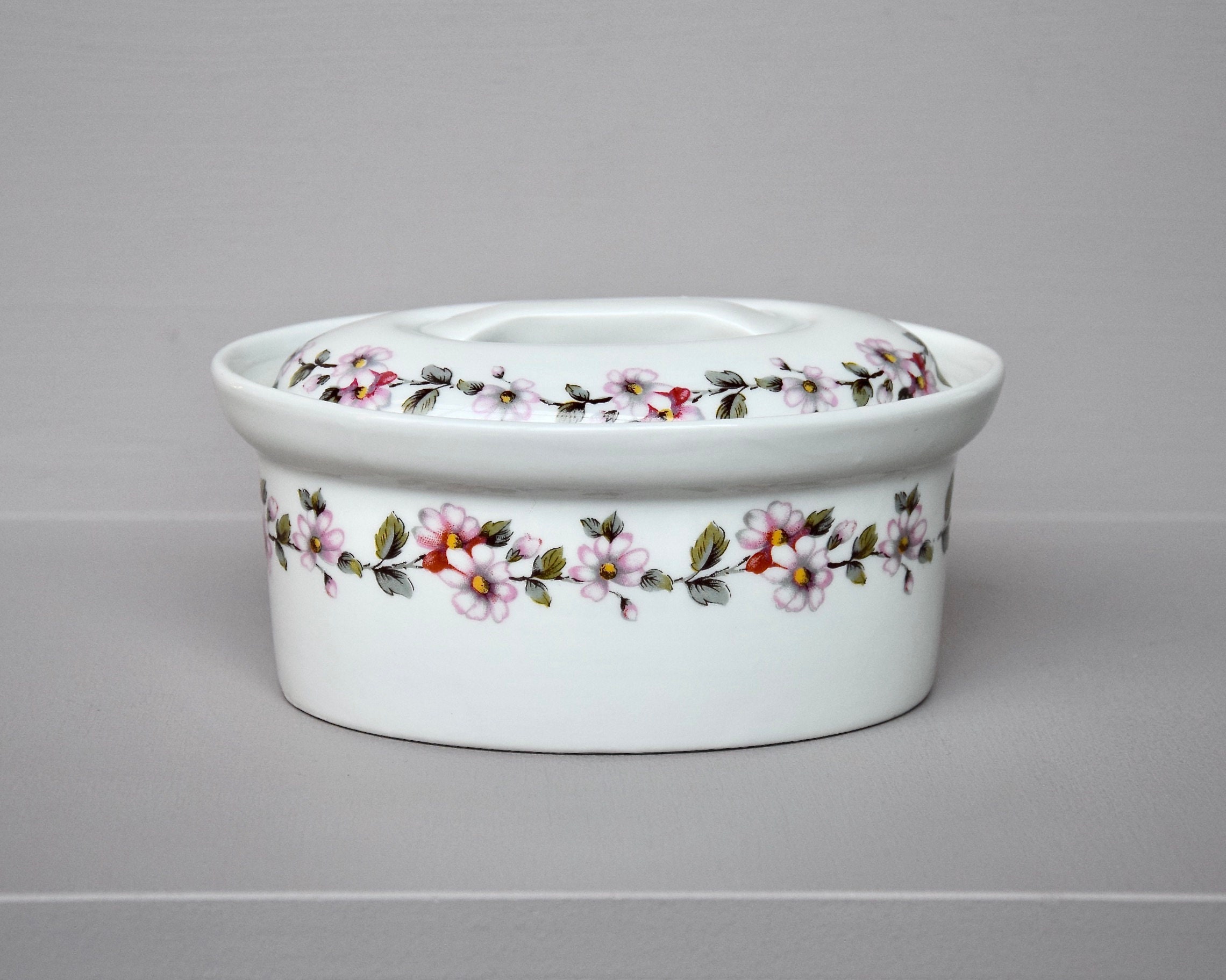 French apilco Porcelaine à Feu Terrine / Casserole / Oval Lidded ...
