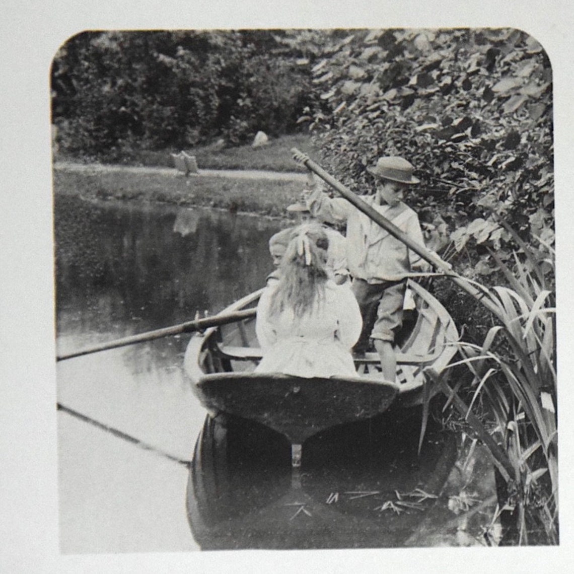 Ca 1900-1909 Children on A Rowing Boat Early 1900s - Etsy