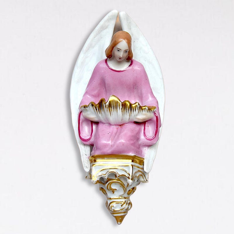 French Porcelain Angel - Etsy