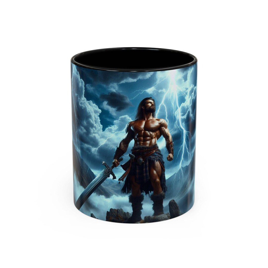 Barbarian Coffee Mug DND D&D 5th Edition Fantasy Fighter - Etsy