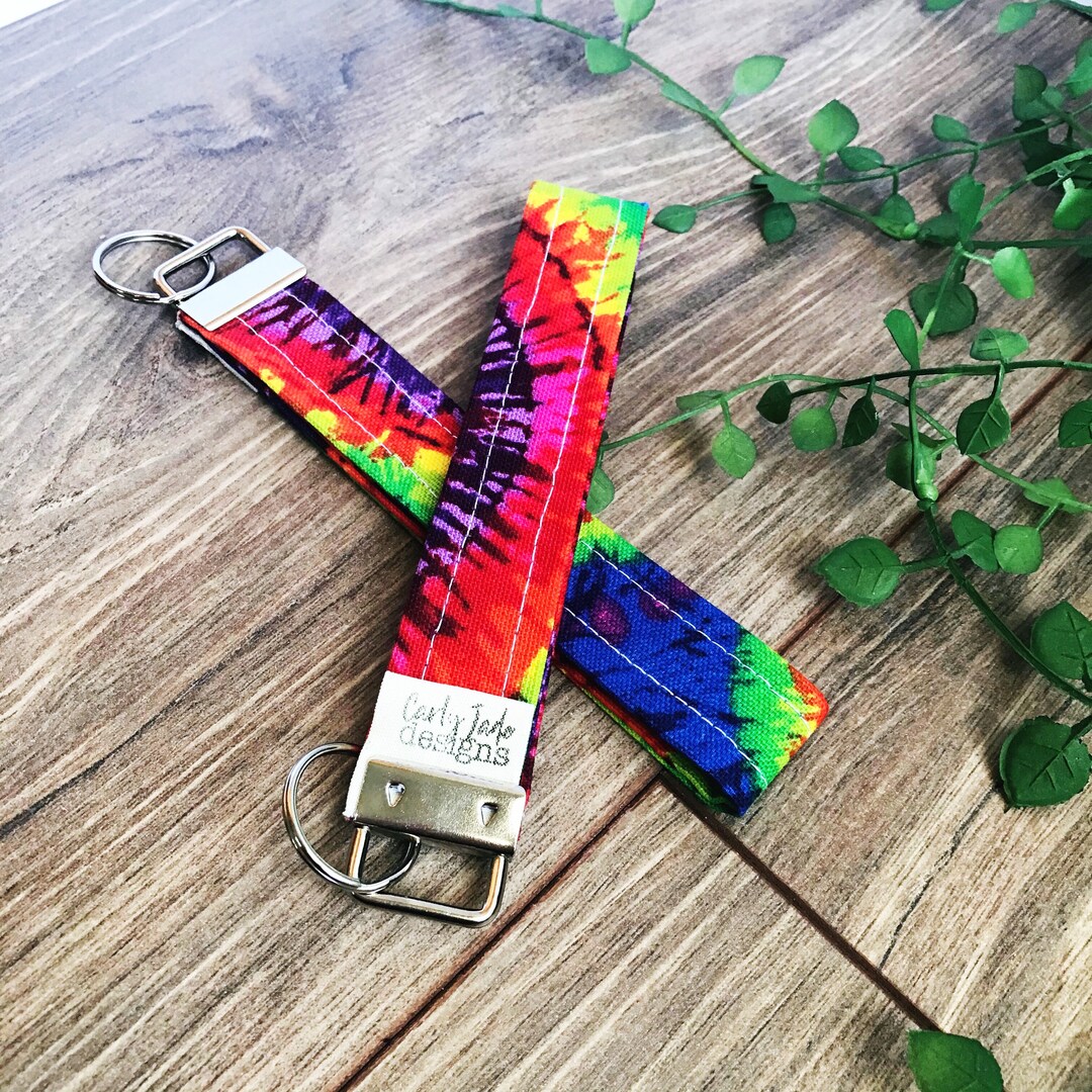 Psychedelic, Key Fob / Wristlet / Key Chain / Wrist Strap / Gifts for ...