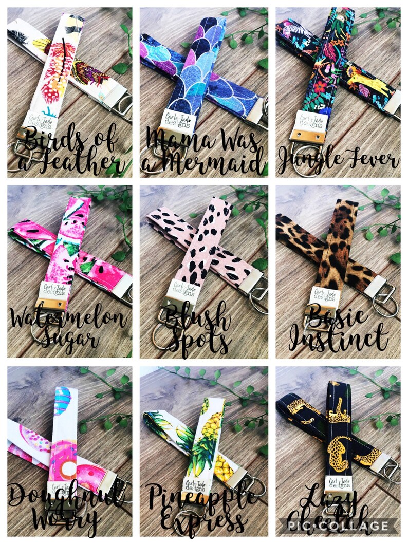 Moo Mood Key Fob / Cow Print / Wristlet / Key Chain / Wrist | Etsy