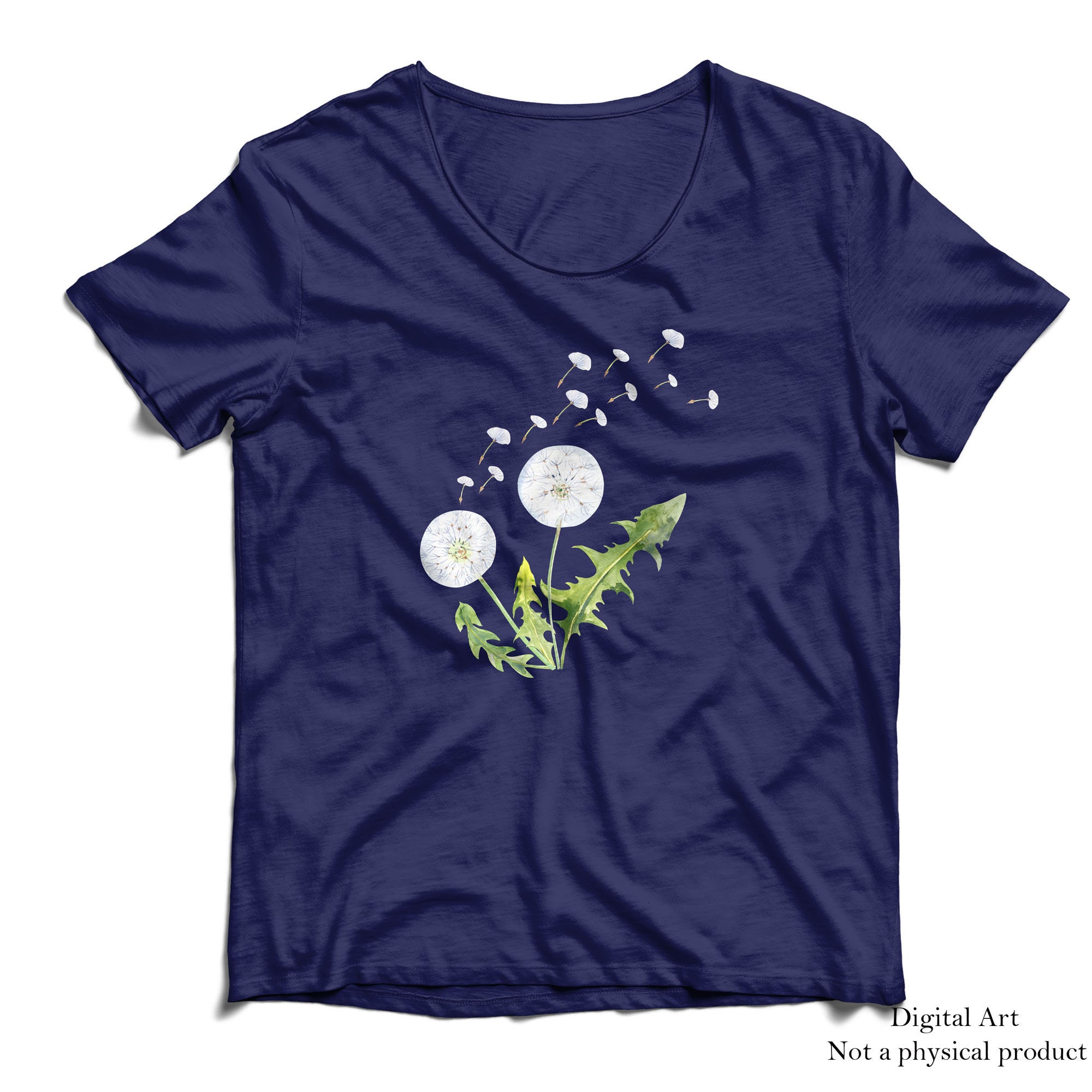 Watercolor Dandelions, Blowballs, Wild Yellow Flowers Summer Clipart ...