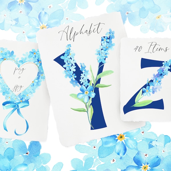 Watercolor Monogram - Etsy