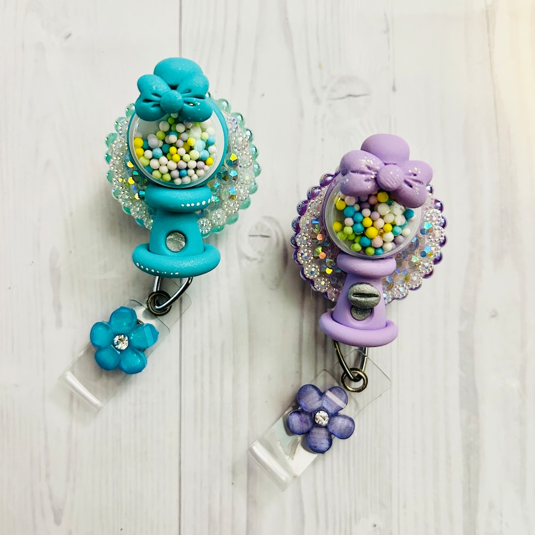 Pastel Gumball Machine Badge Reel - Etsy