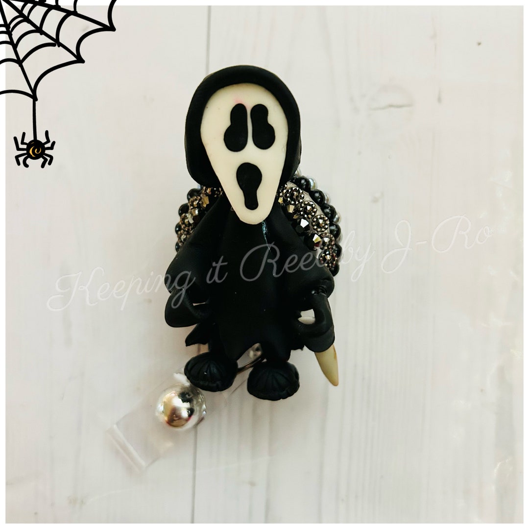 Ghost Man Horror Movie Villain Badge Reel, Stab - Etsy