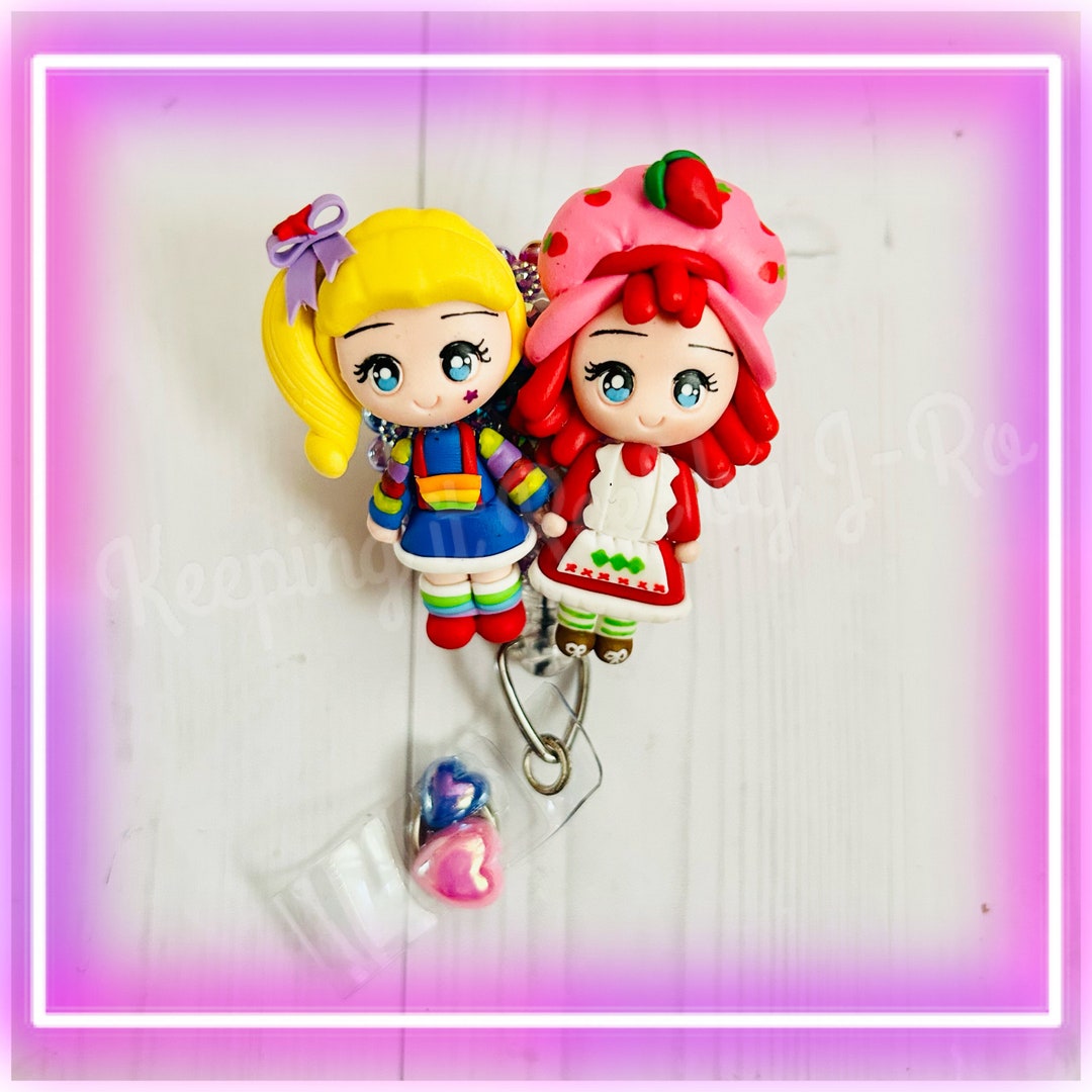 80s Rainbow Shortcake Cartoon Besties Badge Reel - Etsy