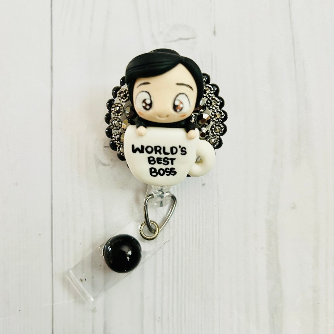 Funny Office Tv Show Michael Boss Badge Reel - Etsy