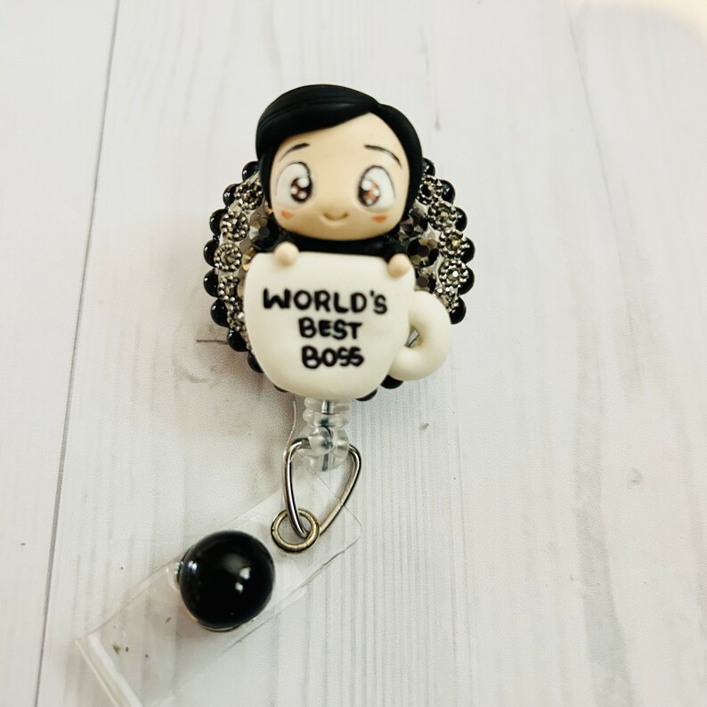 Funny Office Tv Show Michael Boss Badge Reel - Etsy