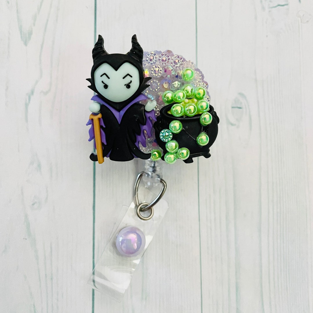 Witch Villain Maleficent Themed Badge Reel - Etsy