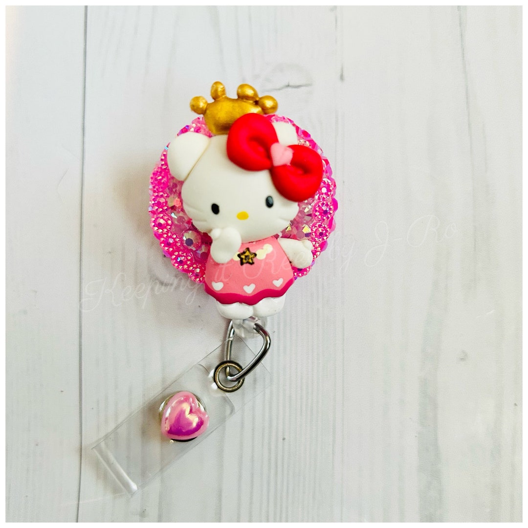 Princess Anime Kitty Badge Reel - Etsy