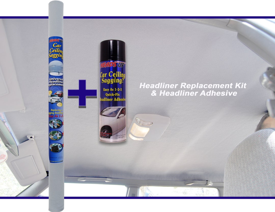 Truck Light Grey Headliner Replacement Kit & Adhesive - Etsy