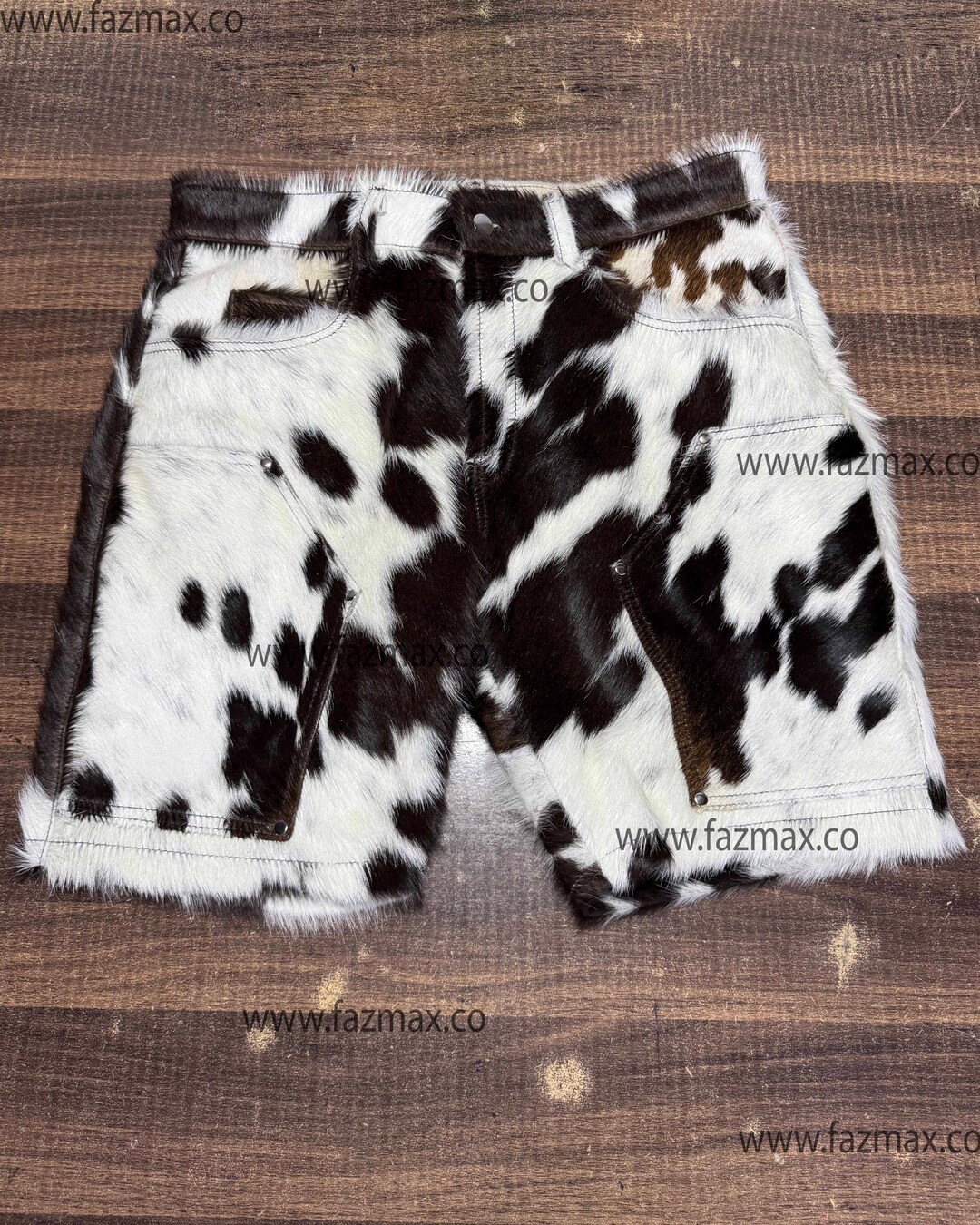 Carpenter Cowhide Hair on Shorts Western Style Shorts Authentic Cowboy ...