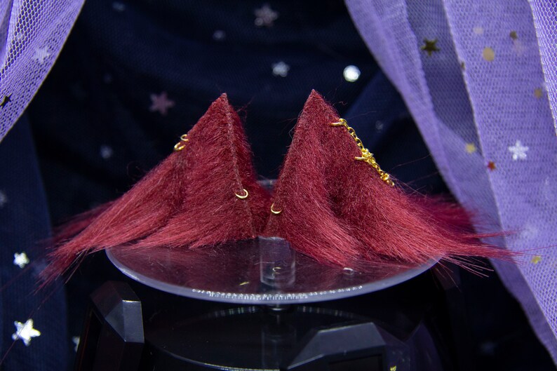 BJD doll Red Fox Ear and Tail Set - Etsy