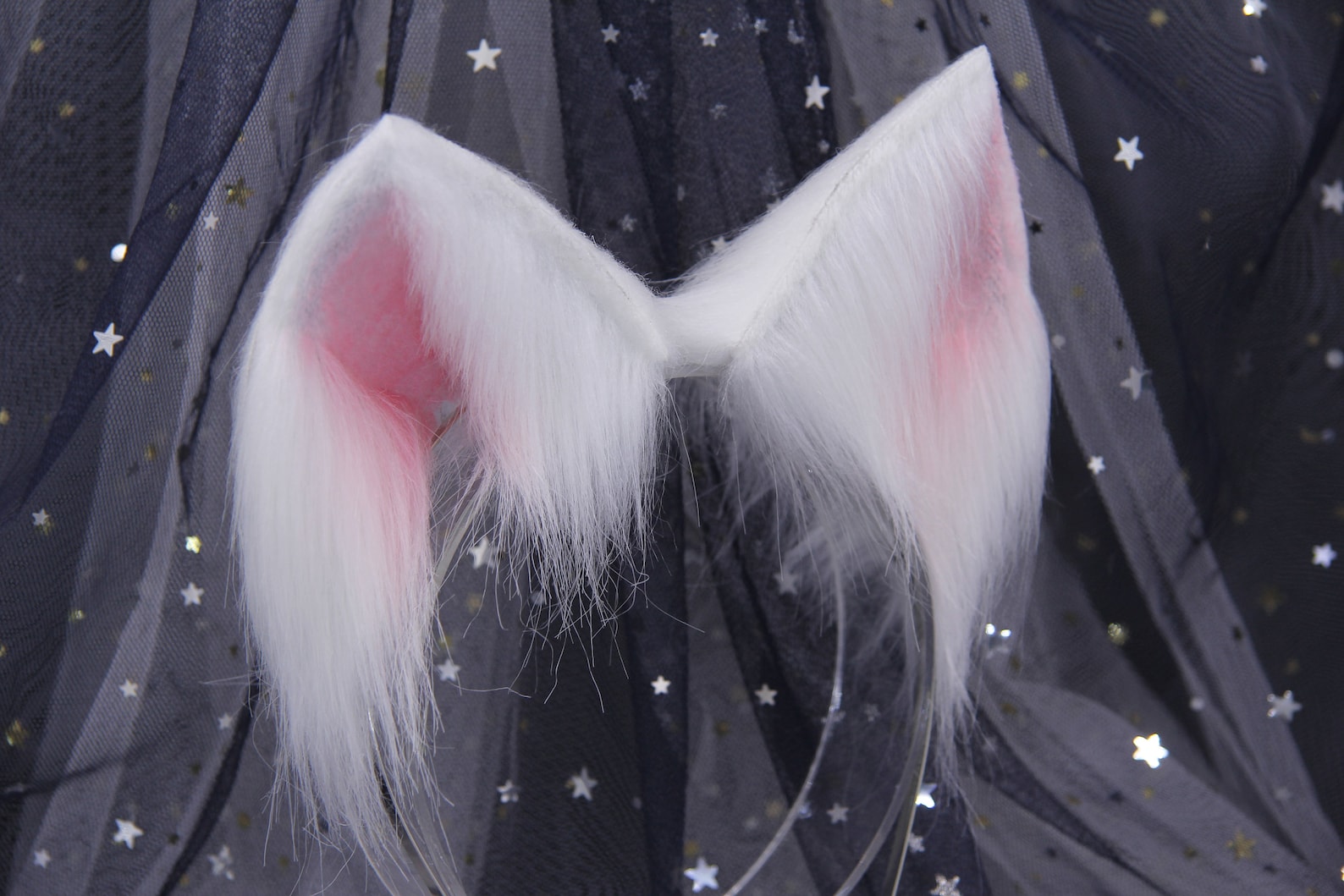 Cosplay Cat Ears and Tail : White Cat Set - Etsy