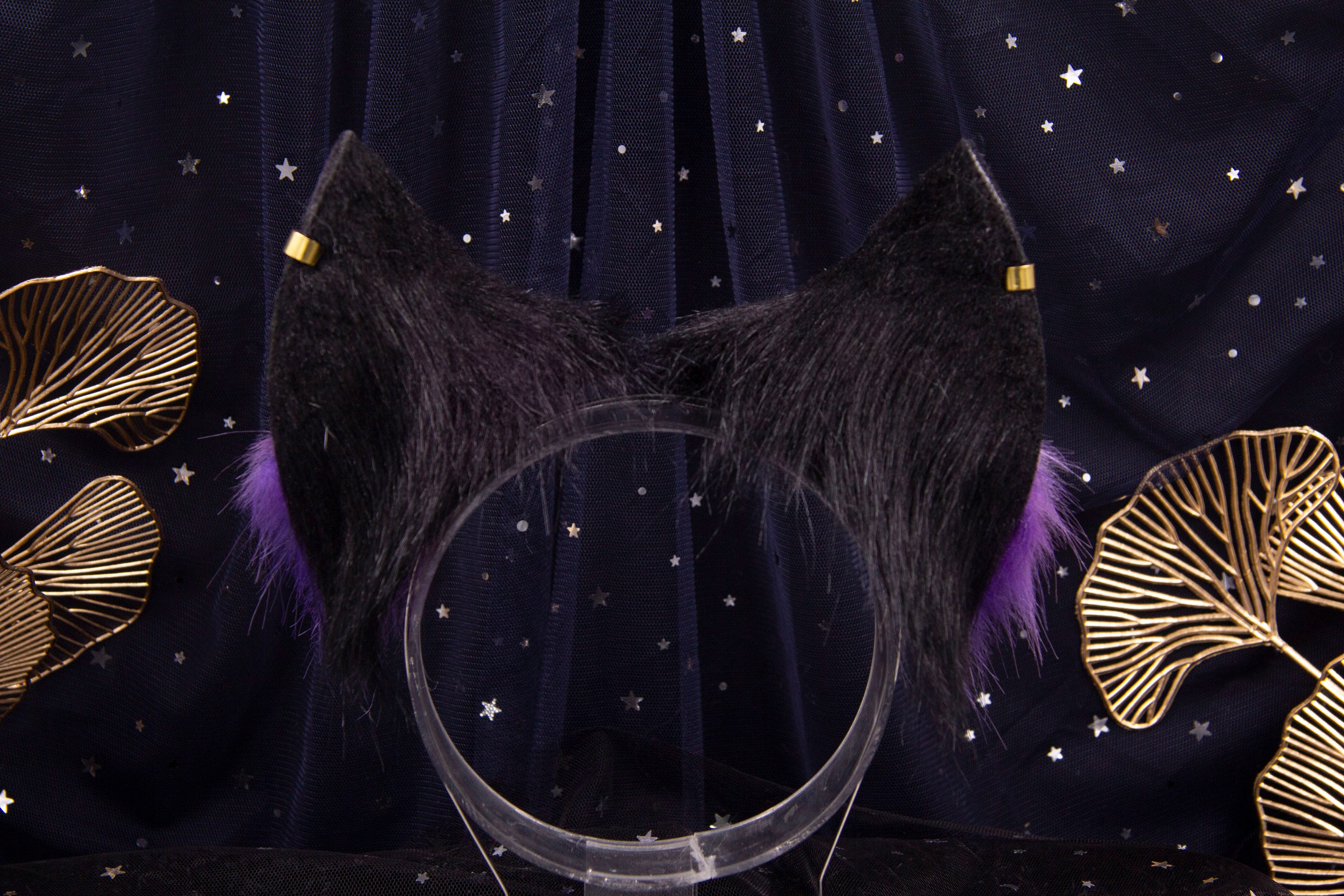 Fancy Fox Ears Set Galaxy Collections violet - Etsy