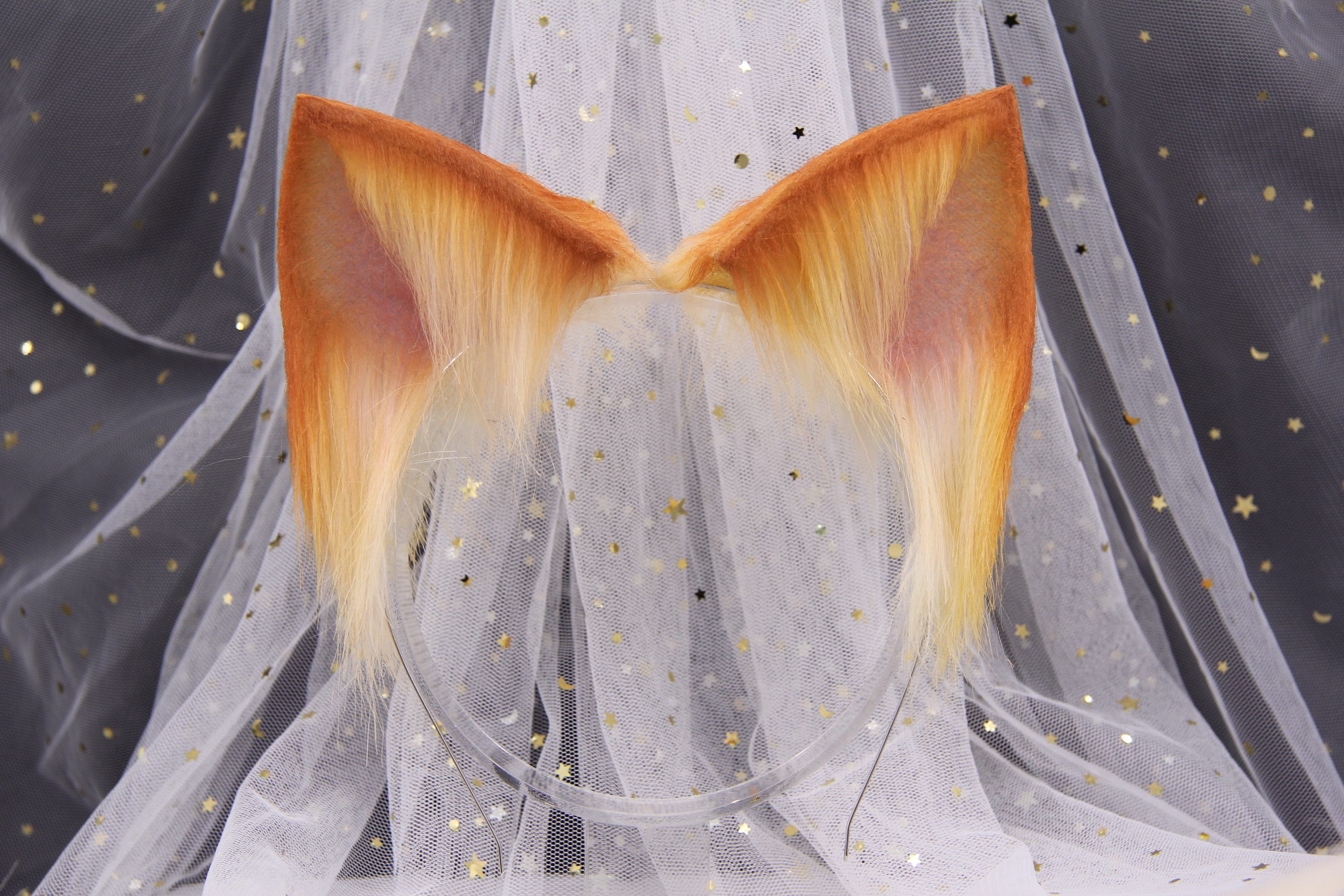 Cosplay Cat Ears and Tail : Orange Tabby - Etsy