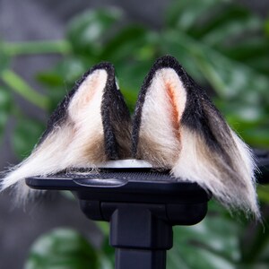 BJD (doll) Tiger Ears and Tail Set (white) - Etsy