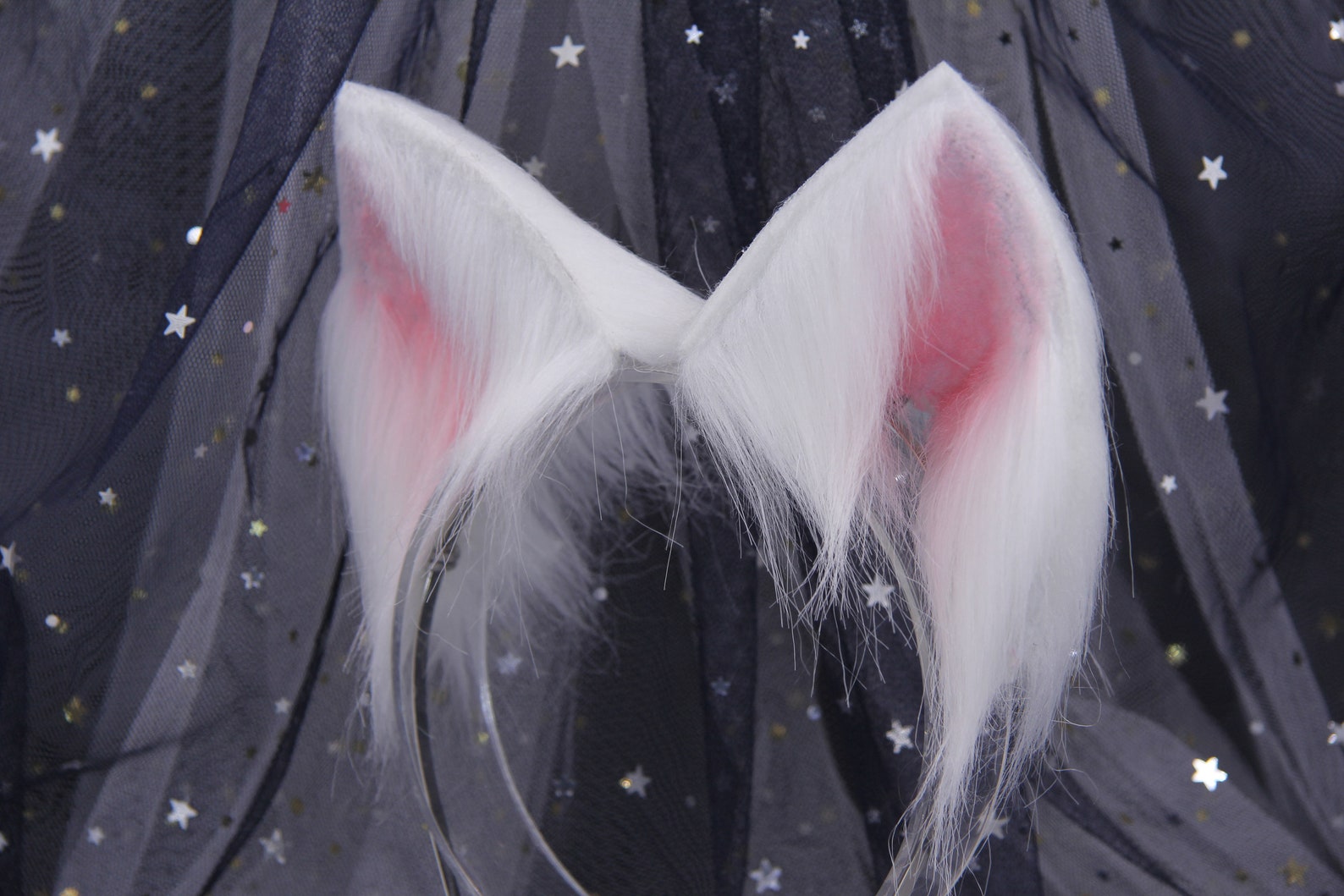 Cosplay Cat Ears and Tail : White Cat Set - Etsy