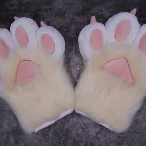 Creme Wolf / Creme Cat Paw / Creme Fur Paw - Etsy