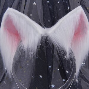 Cosplay Cat Ears and Tail : White Cat Set - Etsy