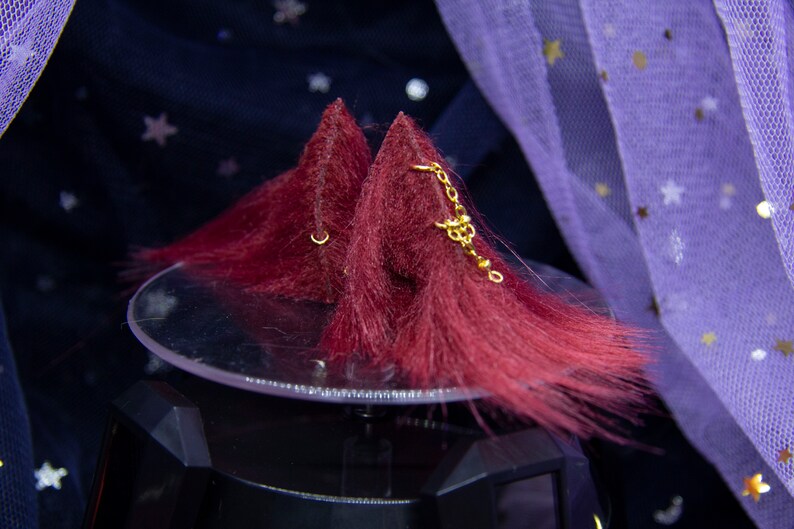 BJD doll Red Fox Ear and Tail Set - Etsy