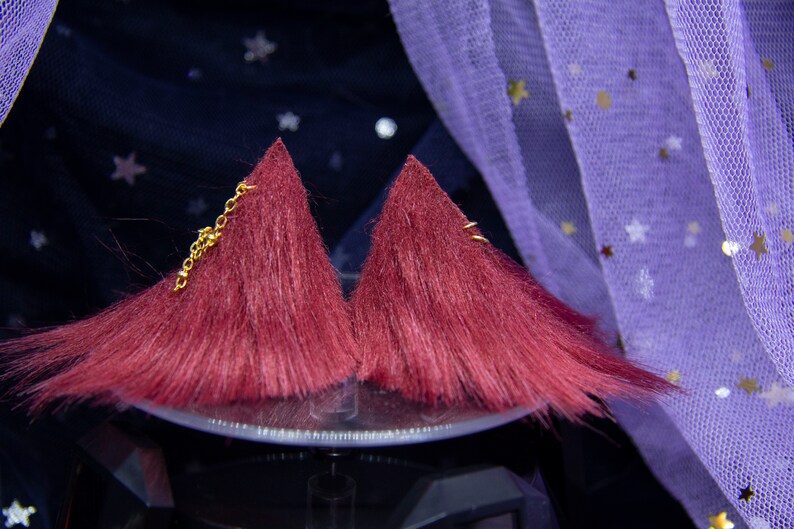 BJD doll Red Fox Ear and Tail Set - Etsy