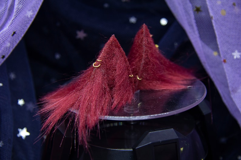 BJD doll Red Fox Ear and Tail Set - Etsy