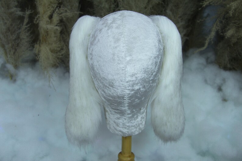 Cosplay White Rabbit Set ears Fold Down - Etsy