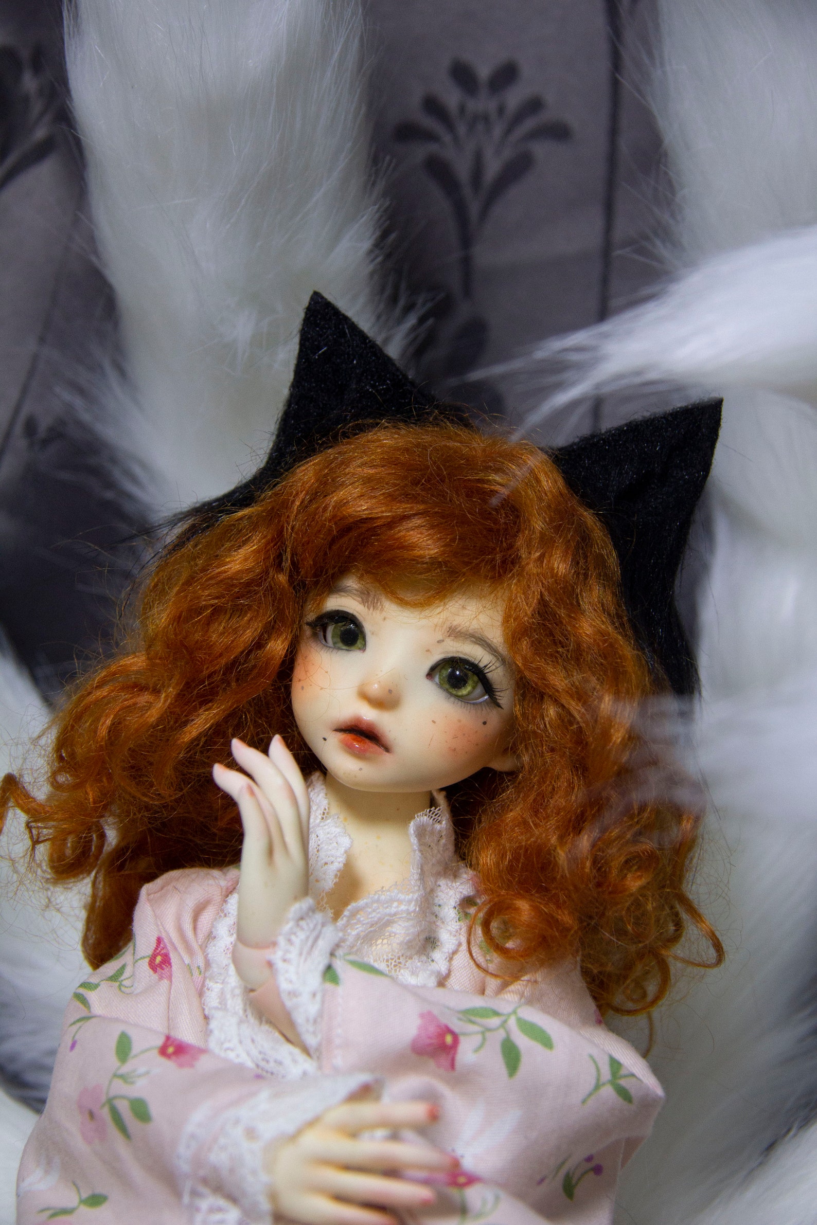 BJD Doll Premium Fox Ears and 9 Tails Set | Etsy